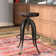 17 Stories Grigor Swivel Adjustable Height Counter Stool with Metal ...