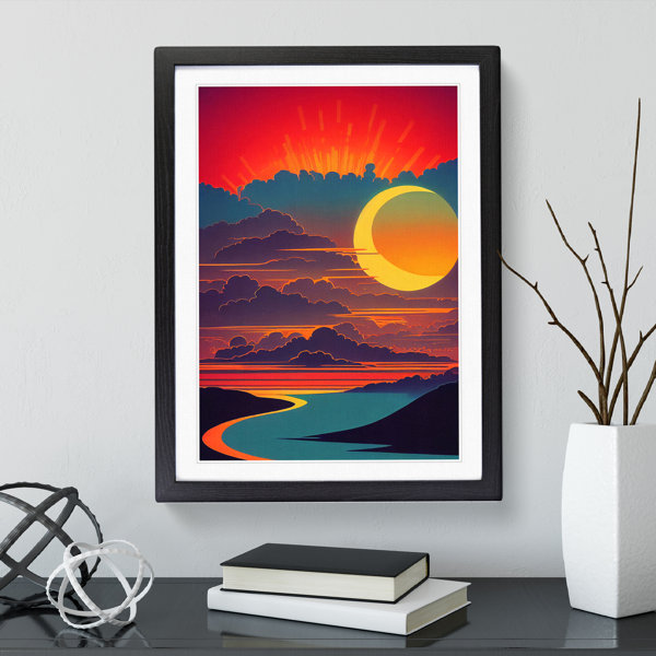 Marlow Home Co. XV1022-1717X Cosmopolitan Abstract Sunset - Single ...