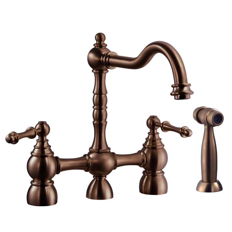 Houzer Lexington Kitchen Faucet with Side Spray & Reviews | Wayfair