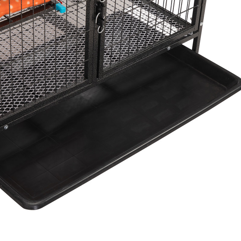 Tucker Murphy Pet™ Deboy Cat Cage Playpen with Universal Wheels ...
