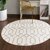 MarilynMonroe Glam Geometric Gray/Gold Area Rug & Reviews | Wayfair