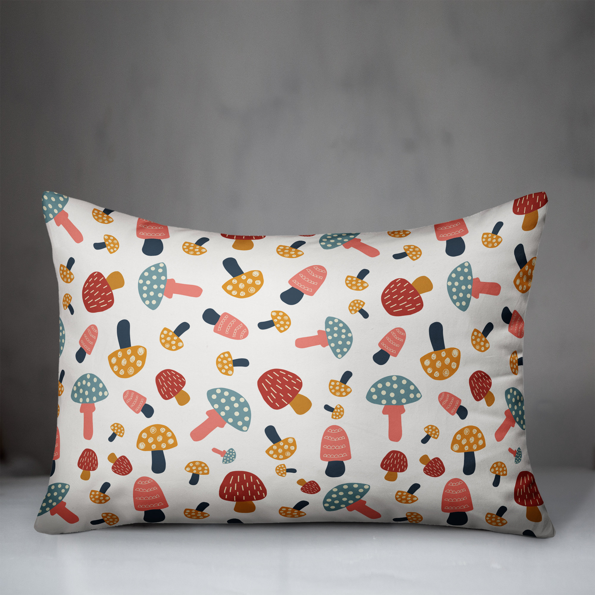 Designs Direct Creative Group Cute Mushroom Rectangular Pillow Cover ...