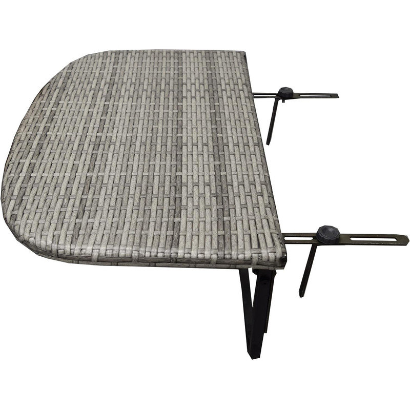 Hokku Designs Indoor and Outdoor Foldable Wicker Metal Frame and ...