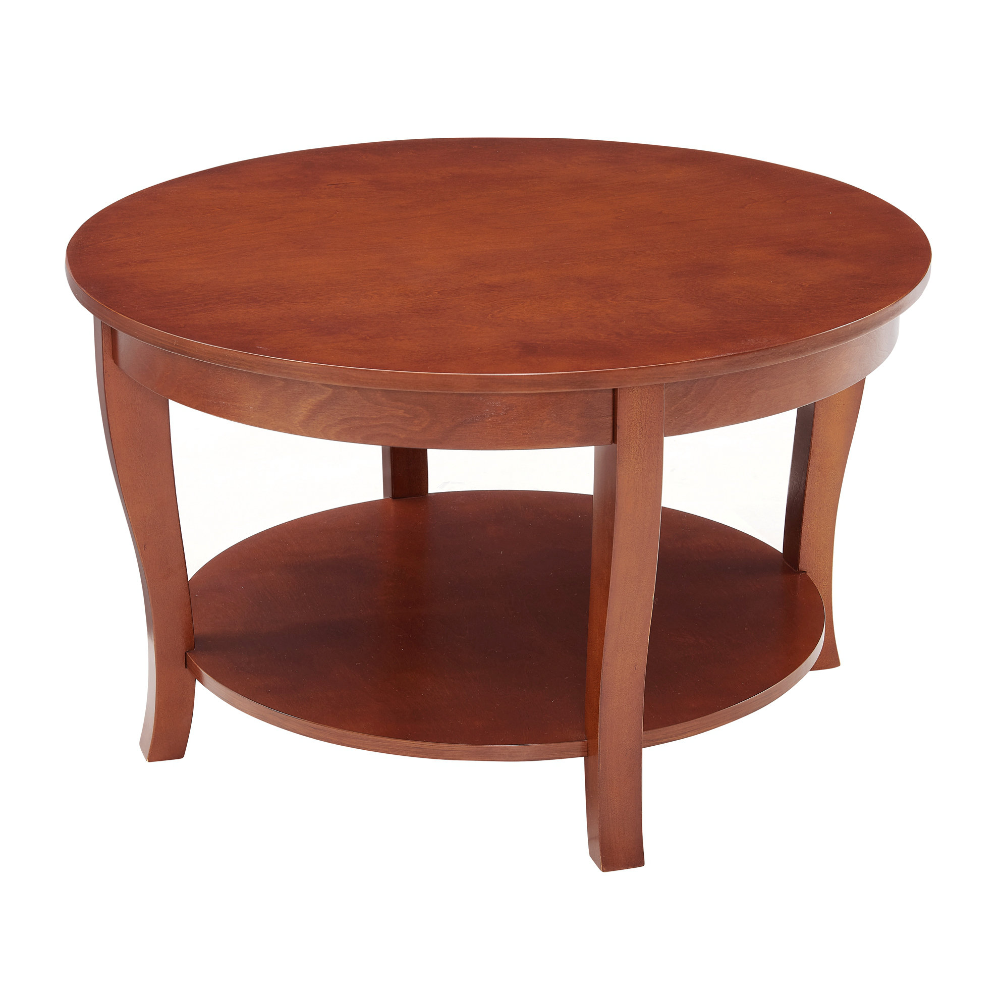 Latitude Run® Stylish Round Coffee Table – Space-Saving, Durable, And ...