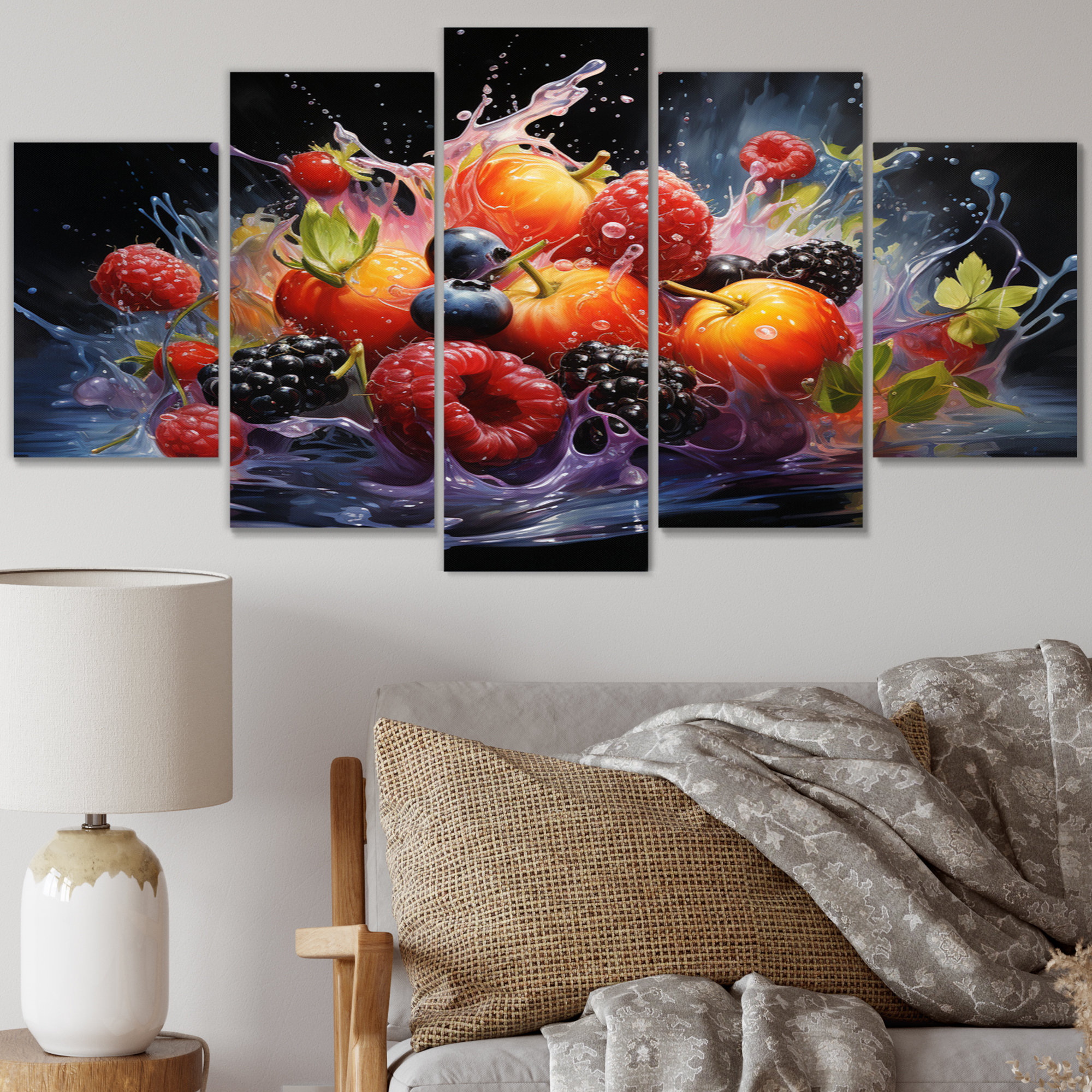Latitude Run® Fruit Berry Fusion - Food & Beverage Metal Wall Decor Set ...