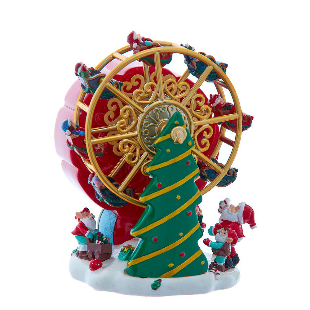 Kurt Adler 5.5-Inch Wind-Up Musical Ferris Wheel Table Piece | Wayfair