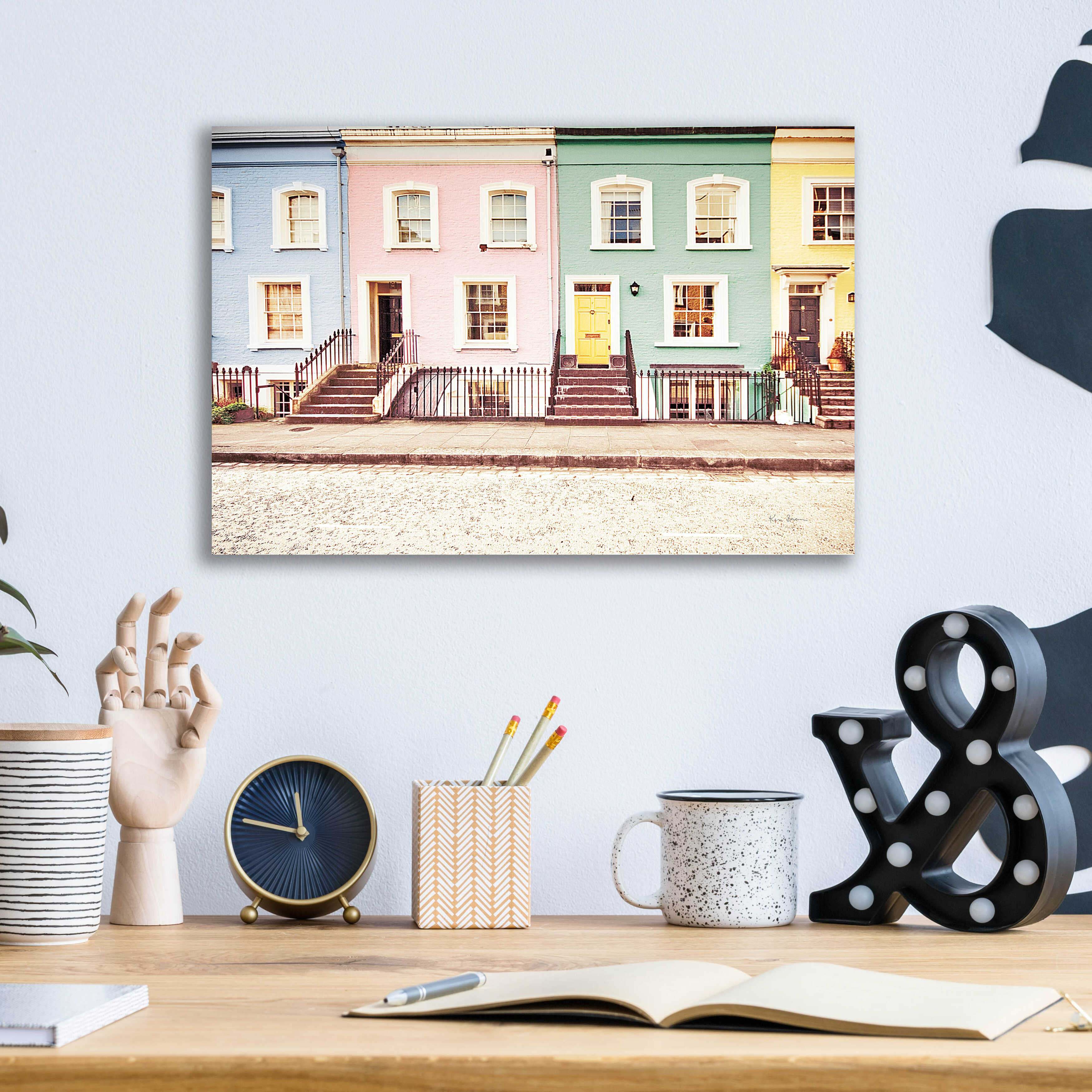 Winston Porter " Chelsea Houses All Lined Up Spring " by Keri Bevan ...