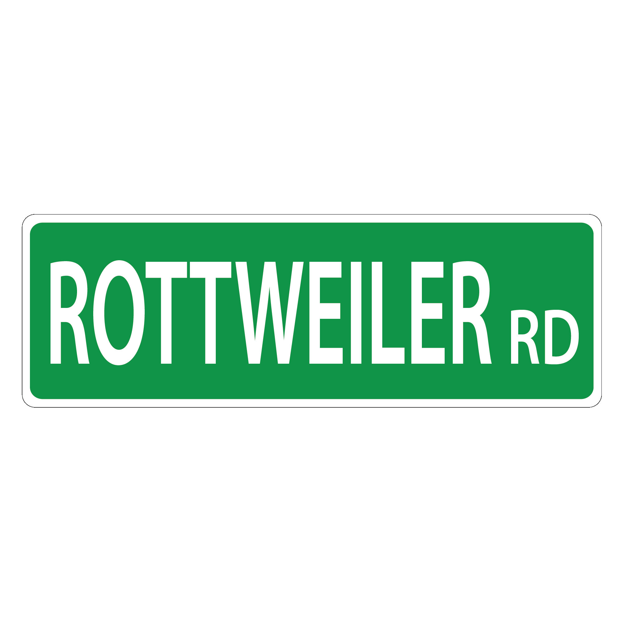 Imagine This Company Rottweiler Hanging Street Sign | Wayfair