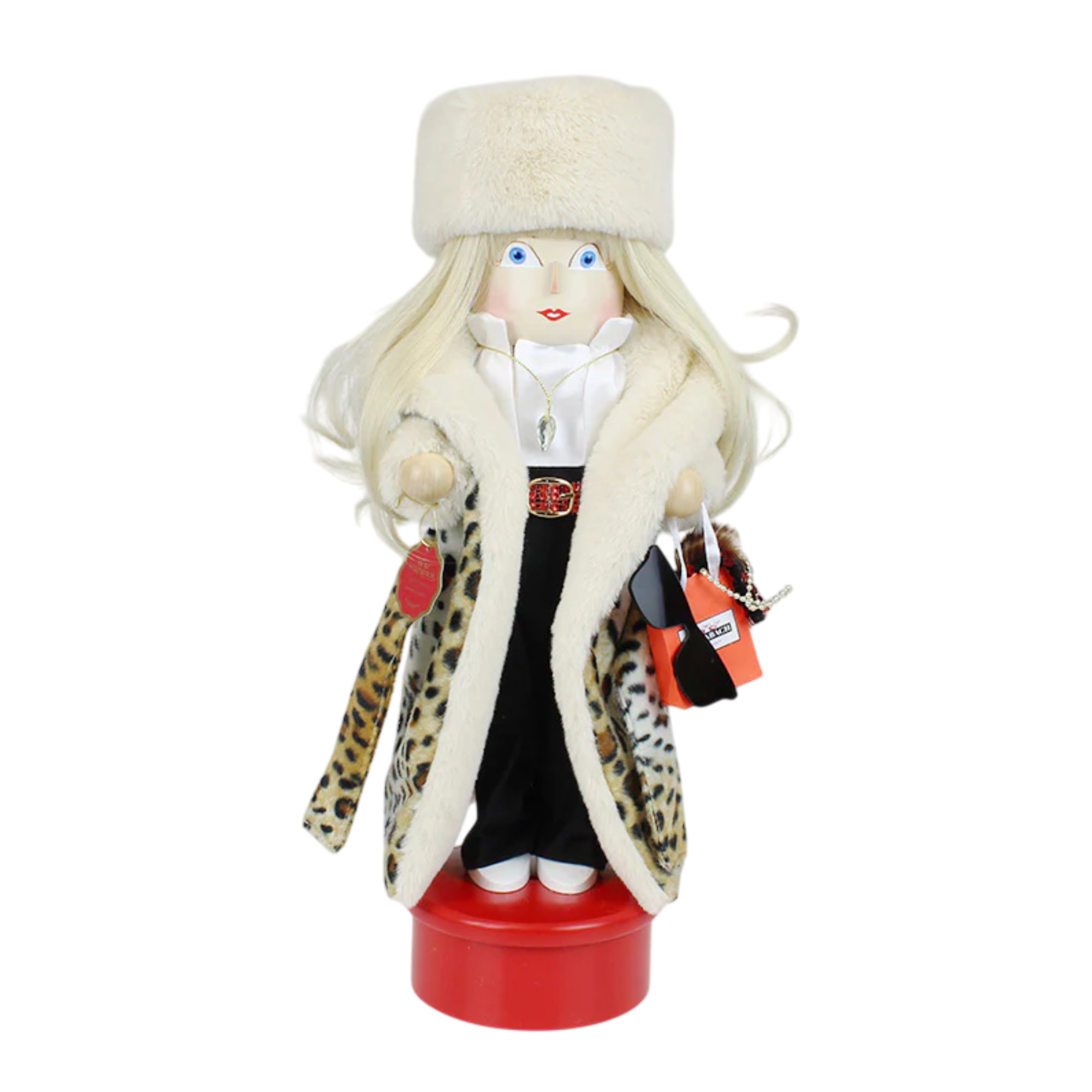 Steinbach Wooden Shopping Lady Nutcracker, 18in | Wayfair