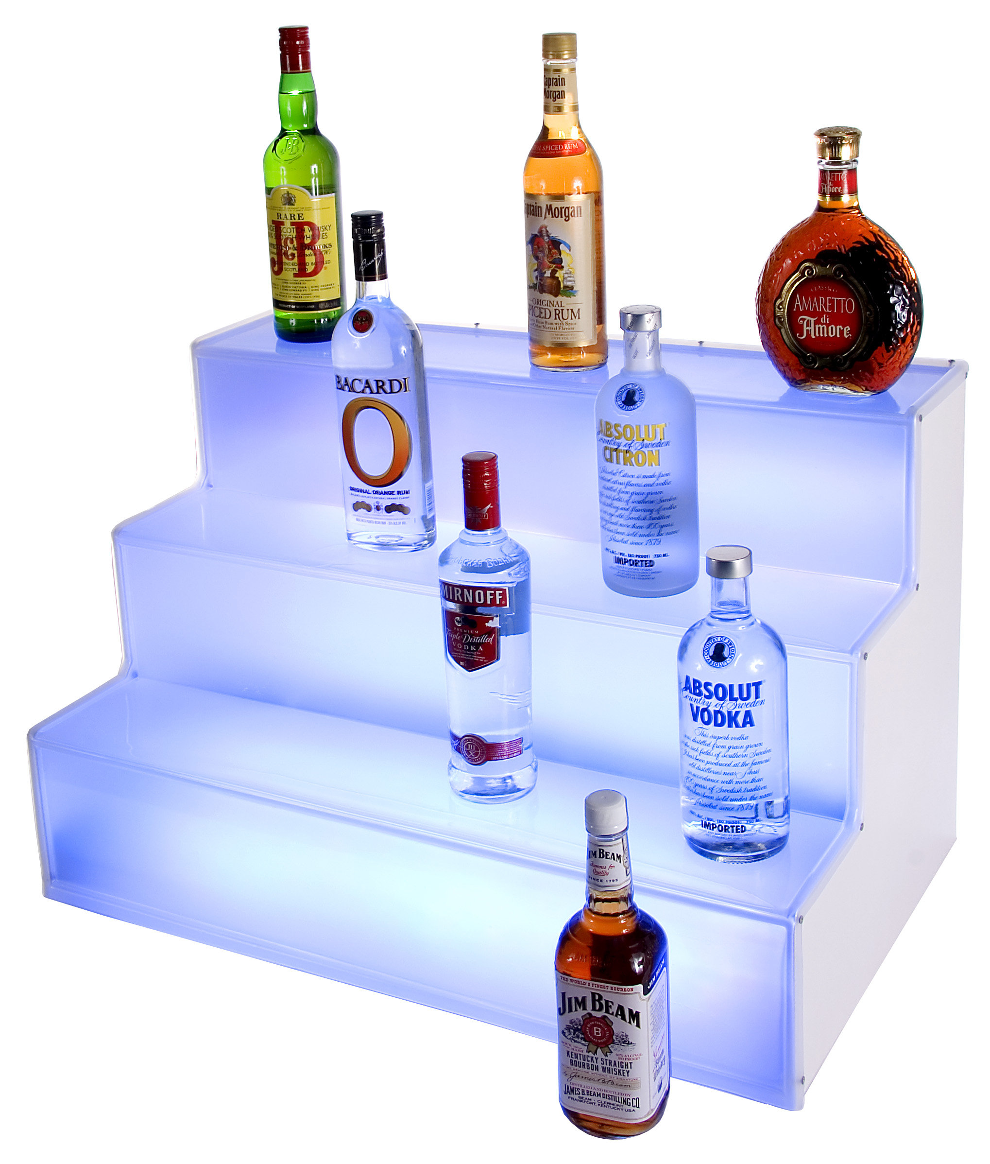 Cal-Mil Frost Lit Step Bottle Display | Wayfair