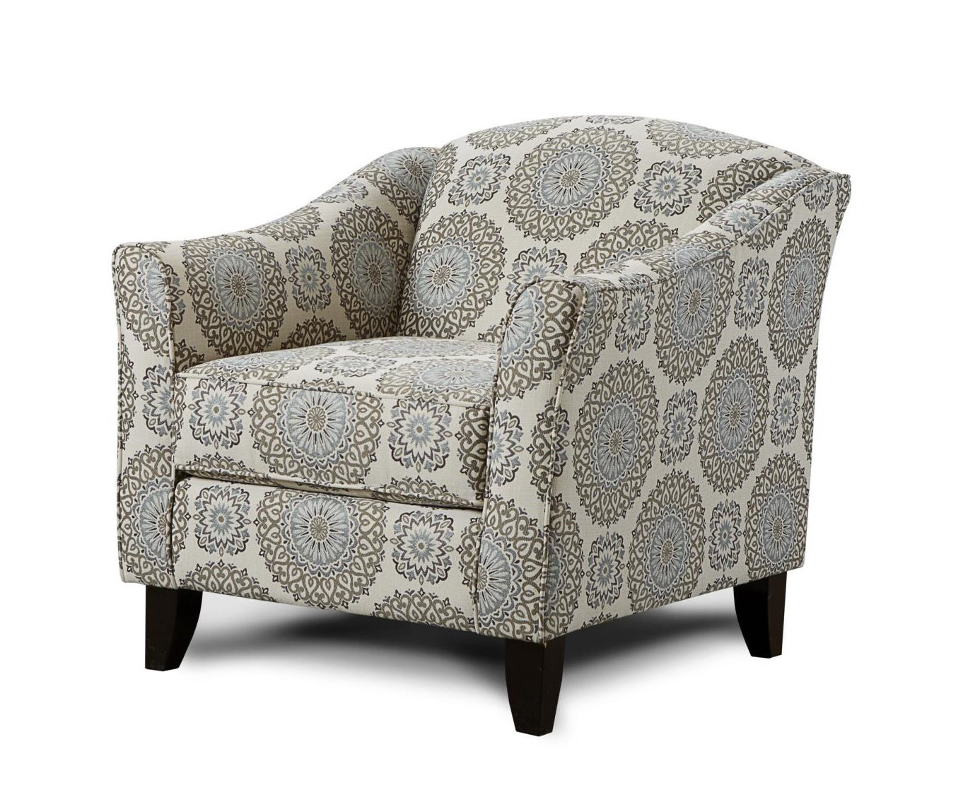 Red Barrel Studio® Fusion Furniture Brianne Twilight Accent Chair | Wayfair
