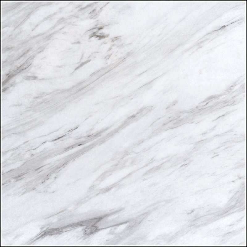 Latitude Run® Gregory Marble Coffee Table with Elegant Pedestal Base ...