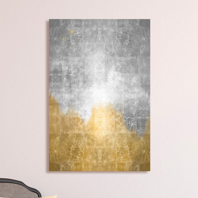 Oliver Gal Prints Starry Night Silver - Wrapped Canvas Graphic Art ...