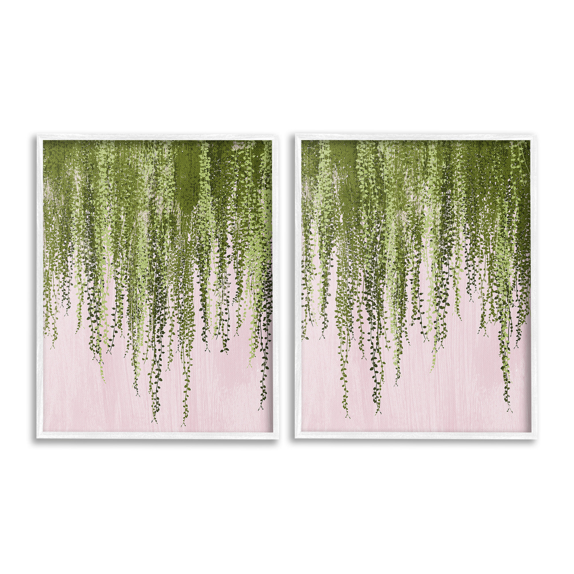 Wildon Home® " Natural Falling Ivy " by Grace Popp 2 - Pieces on Canvas ...