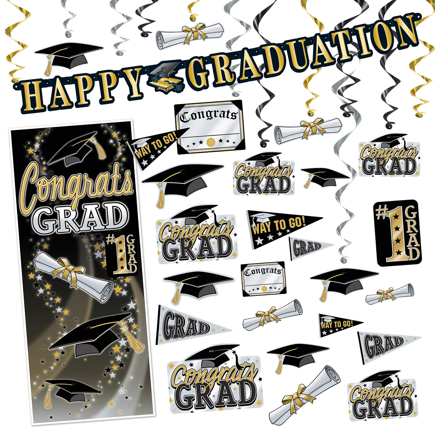 The Party Aisle™ Graduation Party Kit - Pack of 1 - Wayfair Canada