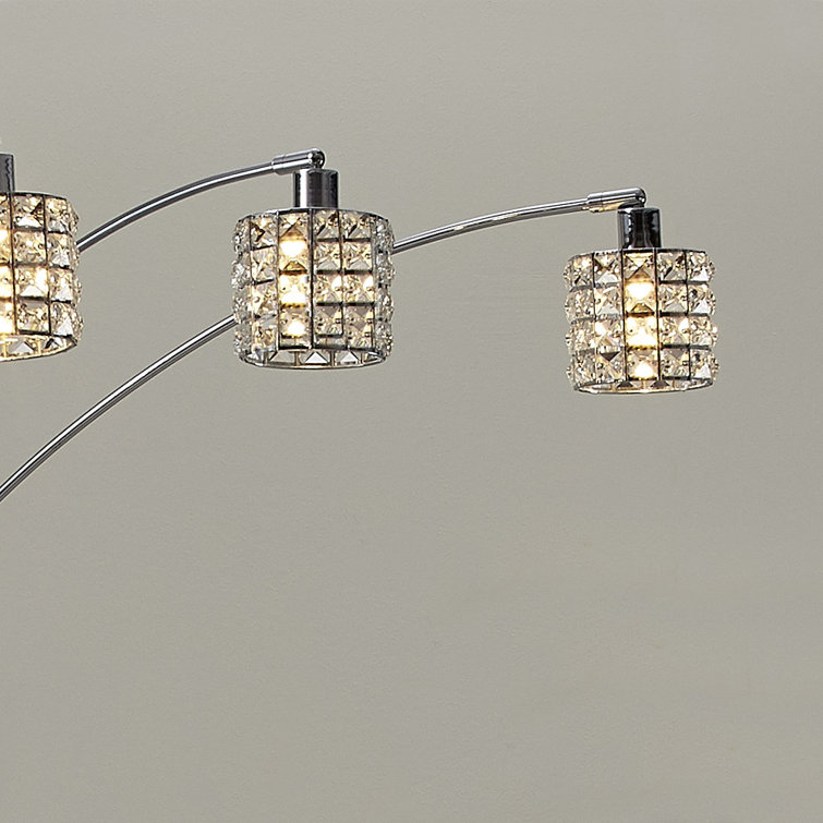 Rosdorf Park Nahua 83'' Chrome Tree Floor Lamp | Wayfair