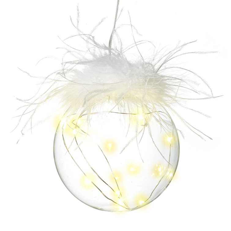 The Seasonal Aisle Glass Bauble - Lighted | Wayfair.co.uk