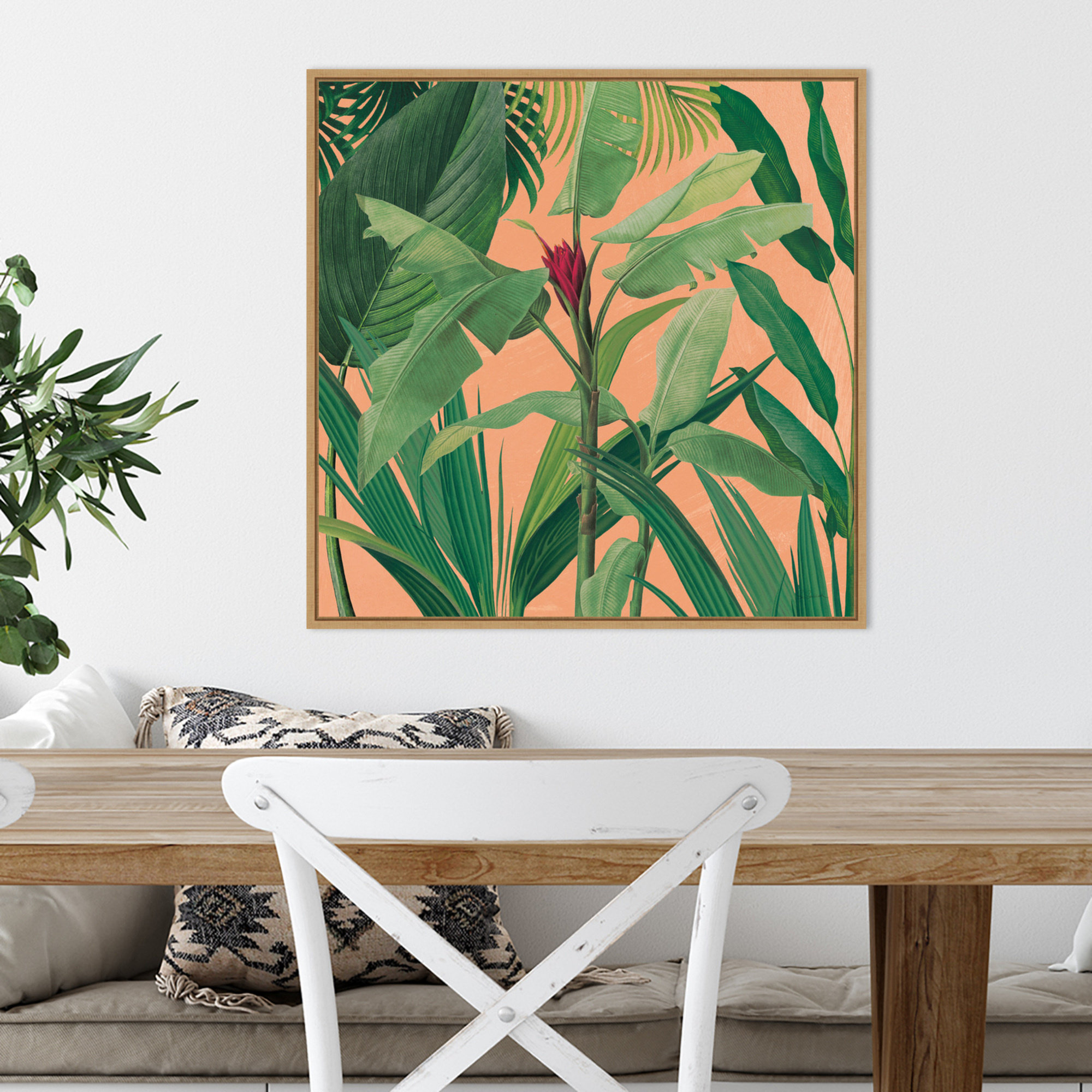 Bay Isle Home™ Sonoita Dramatic Tropical I Boho Framed On Canvas by Sue ...
