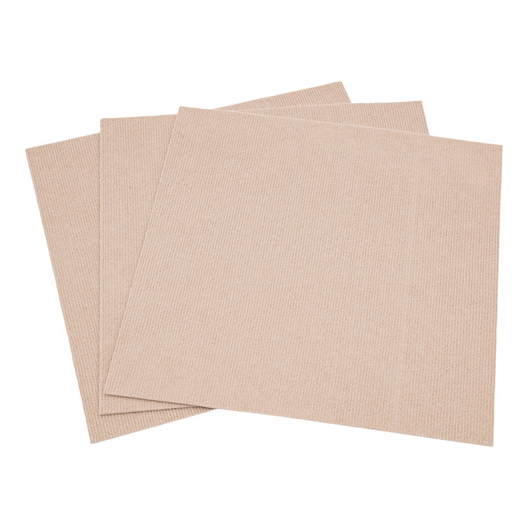 YINXIER 20'' L Level Loop Adhesive Polyester Carpet Tile | Wayfair