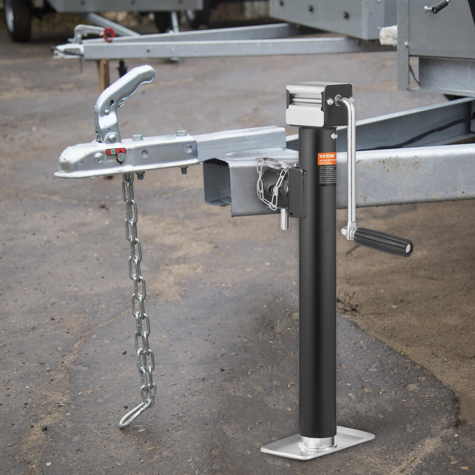 VEVOR Trailer Jack, Trailer Tongue Jack Welding-on 5000 lb Weight ...