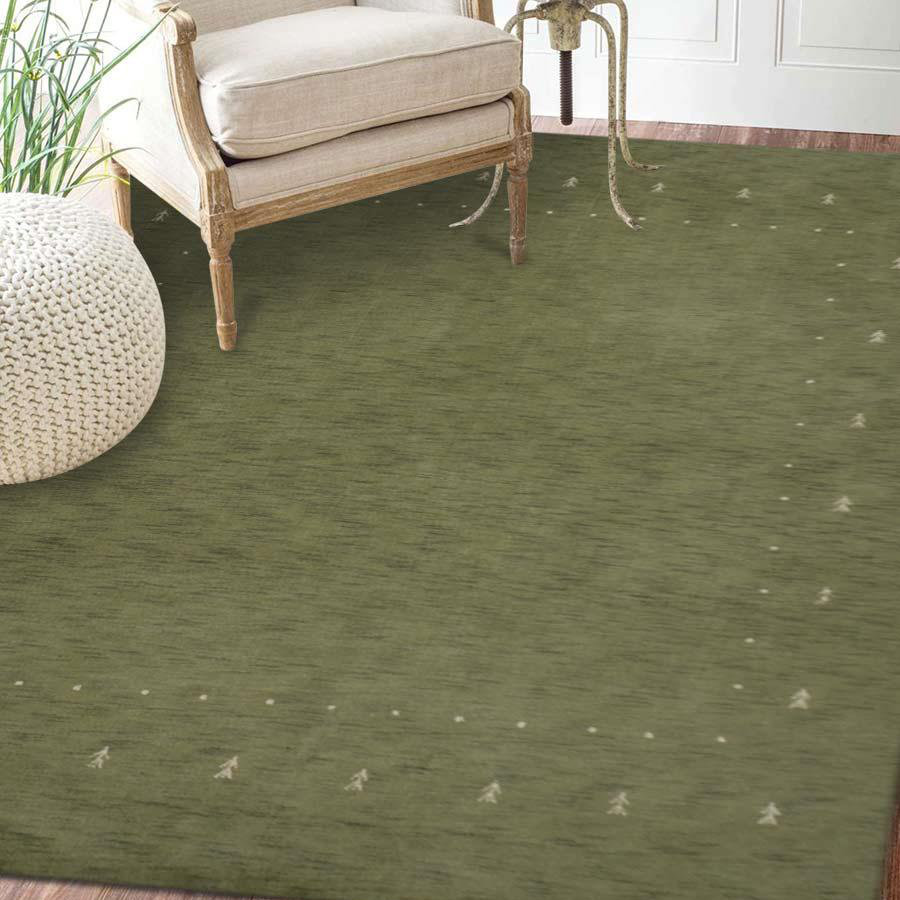 Union Rustic HAND KNOTTED LOOM WOOL ECO-FRIENDLY AREA RUGS - Rectangle ...