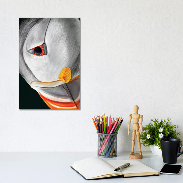 ClassicLiving Atlantic Puffin by Giulio Rossi - Wrapped Canvas Painting ...