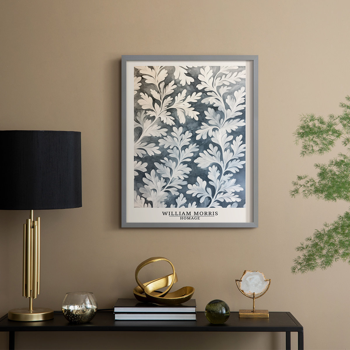 Winston Porter WM MORRIS Series DCCCVI Framed Print - Solid Wood | Wayfair