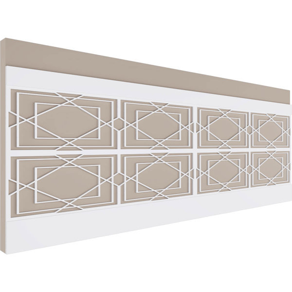 PCI Enterprises 32'' H x 94.5'' W x 0.625'' D Expanded Cellular PVC ...