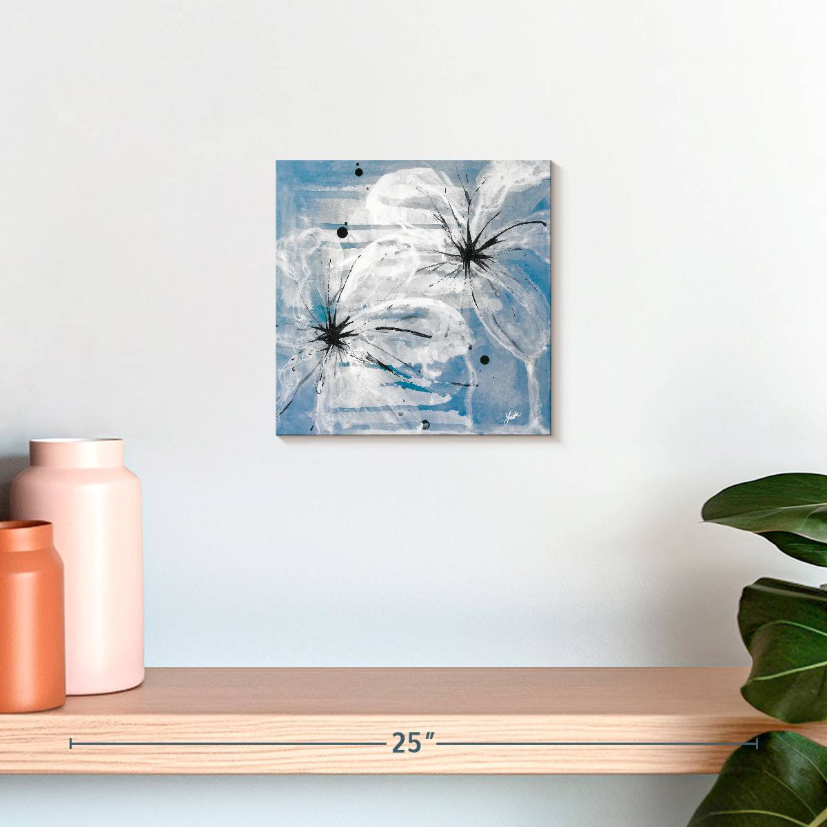 Wade Logan® Indigo Bloom I | Wayfair