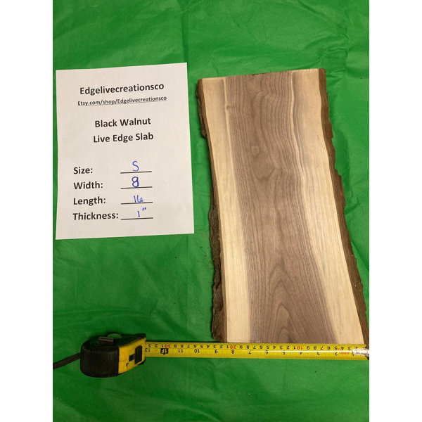 Stumps Custom Wood Black Walnut Live Edge Slabs Craft Single Piece Wood ...