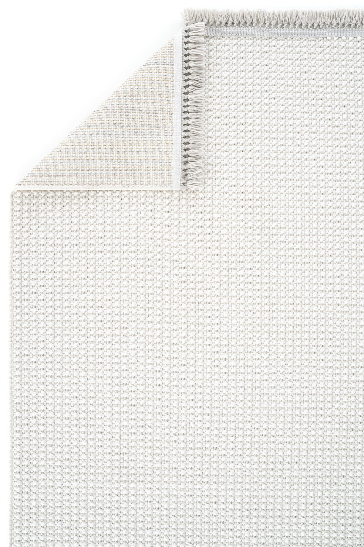 Hokku Designs Vera Cream Soft and Shiny Textured Cut Pile Rug | Wayfair