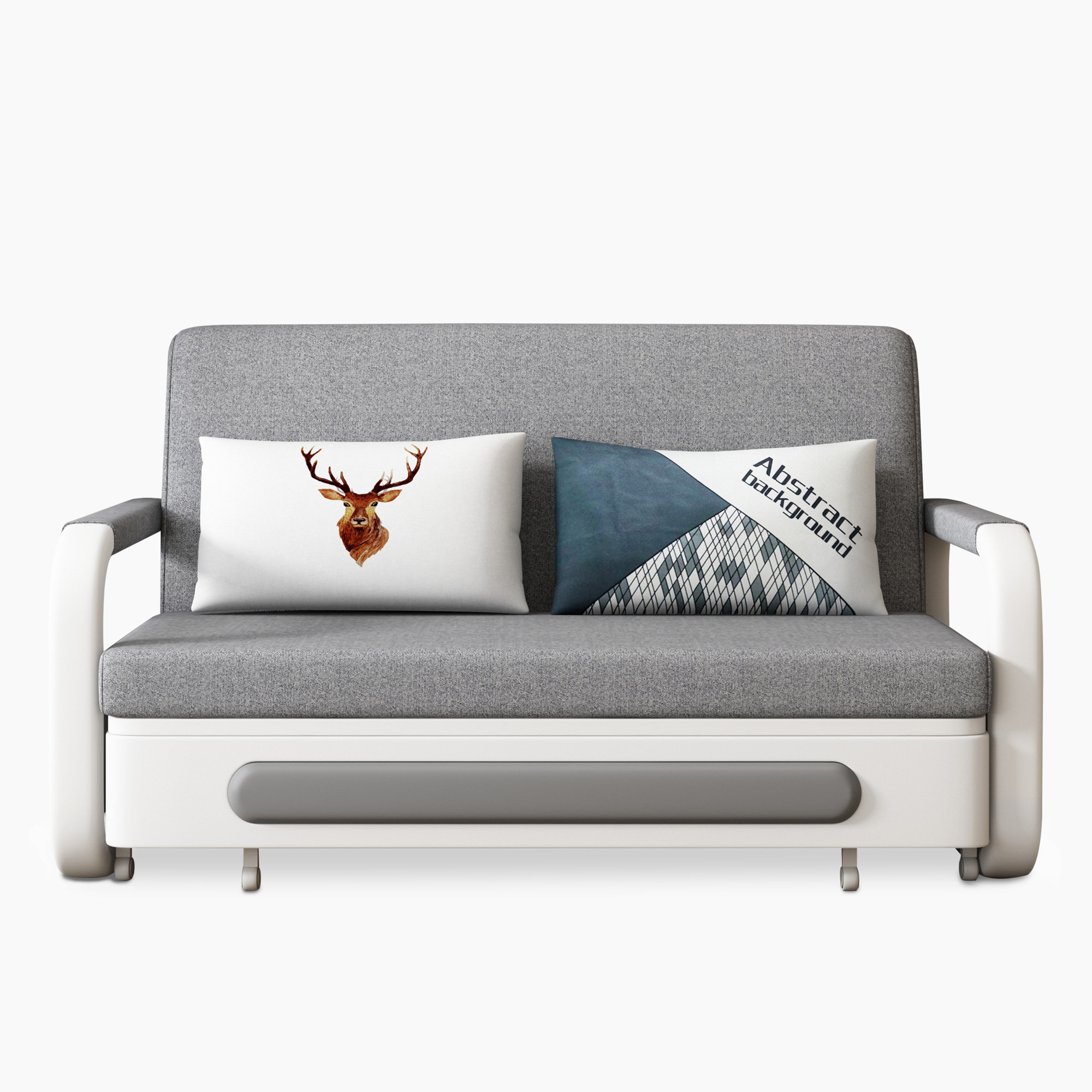 Ebern Designs Round Armrest Storage Sofa Bed & Reviews | Wayfair