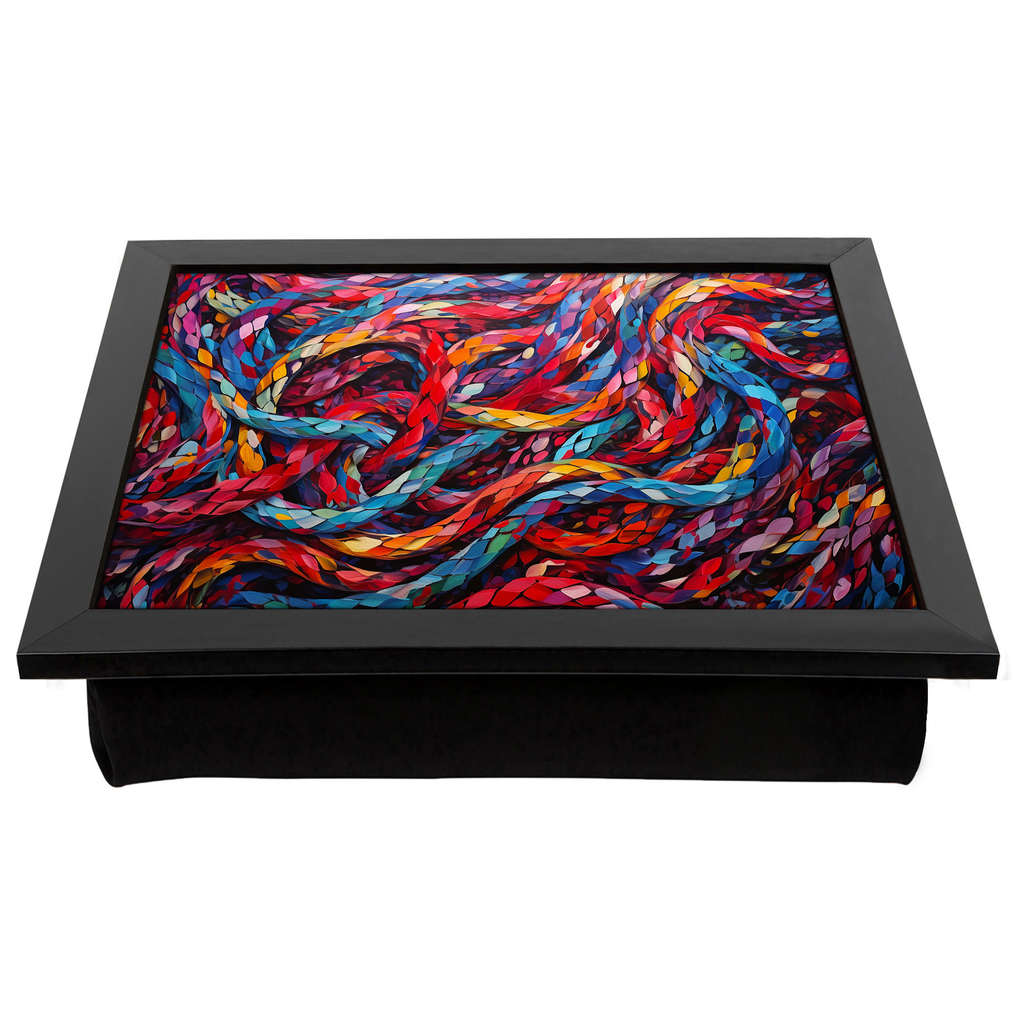 Metro Lane Snake Colour Field Lap Tray with Cushion | Wayfair.co.uk