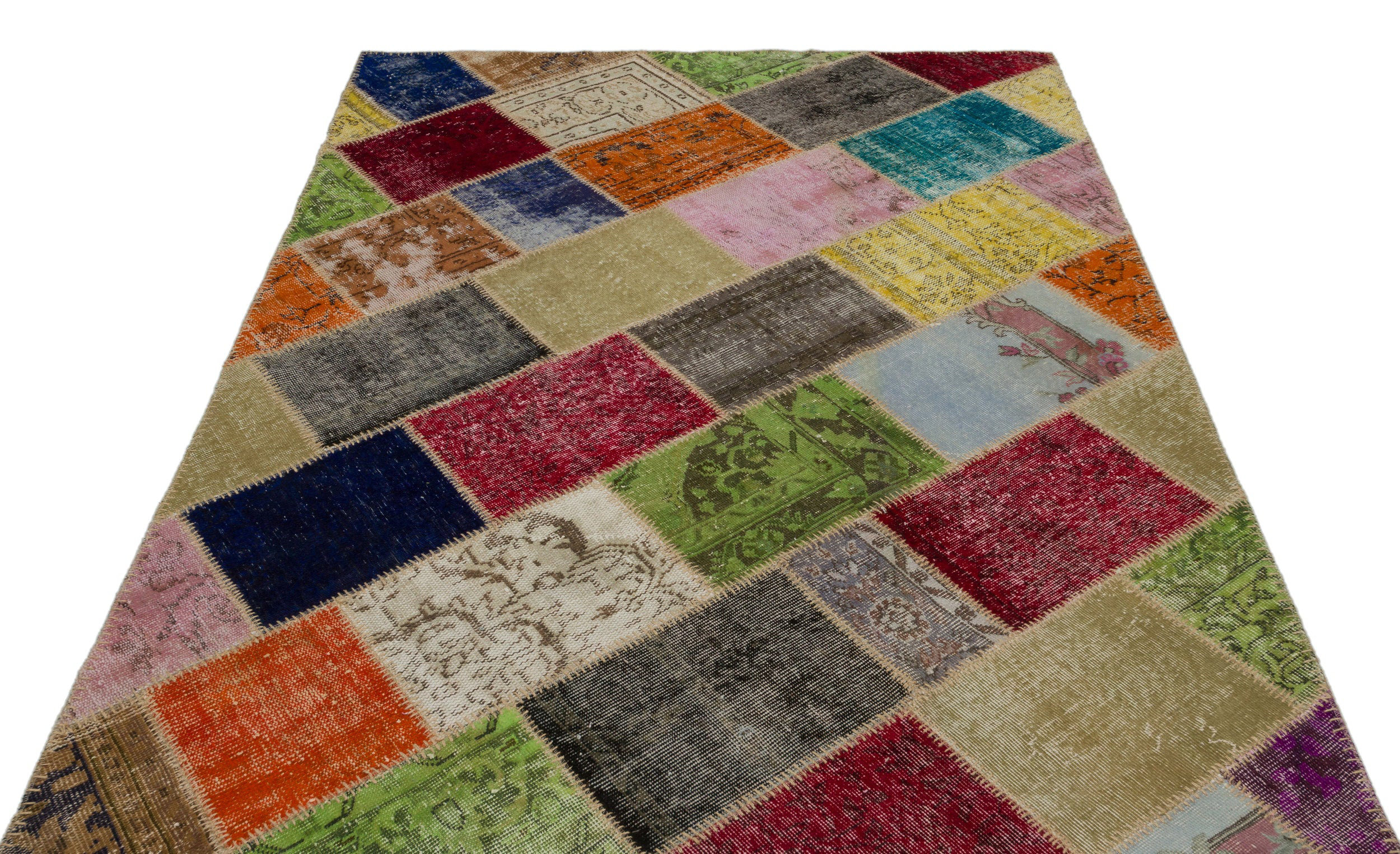 Lofy Iskece Wool Patchwork Rug - Wayfair Canada