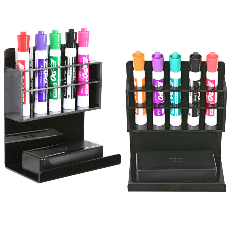 Inbox Zero Josiya 5 Slot Acrylic Pen Holder | Wayfair
