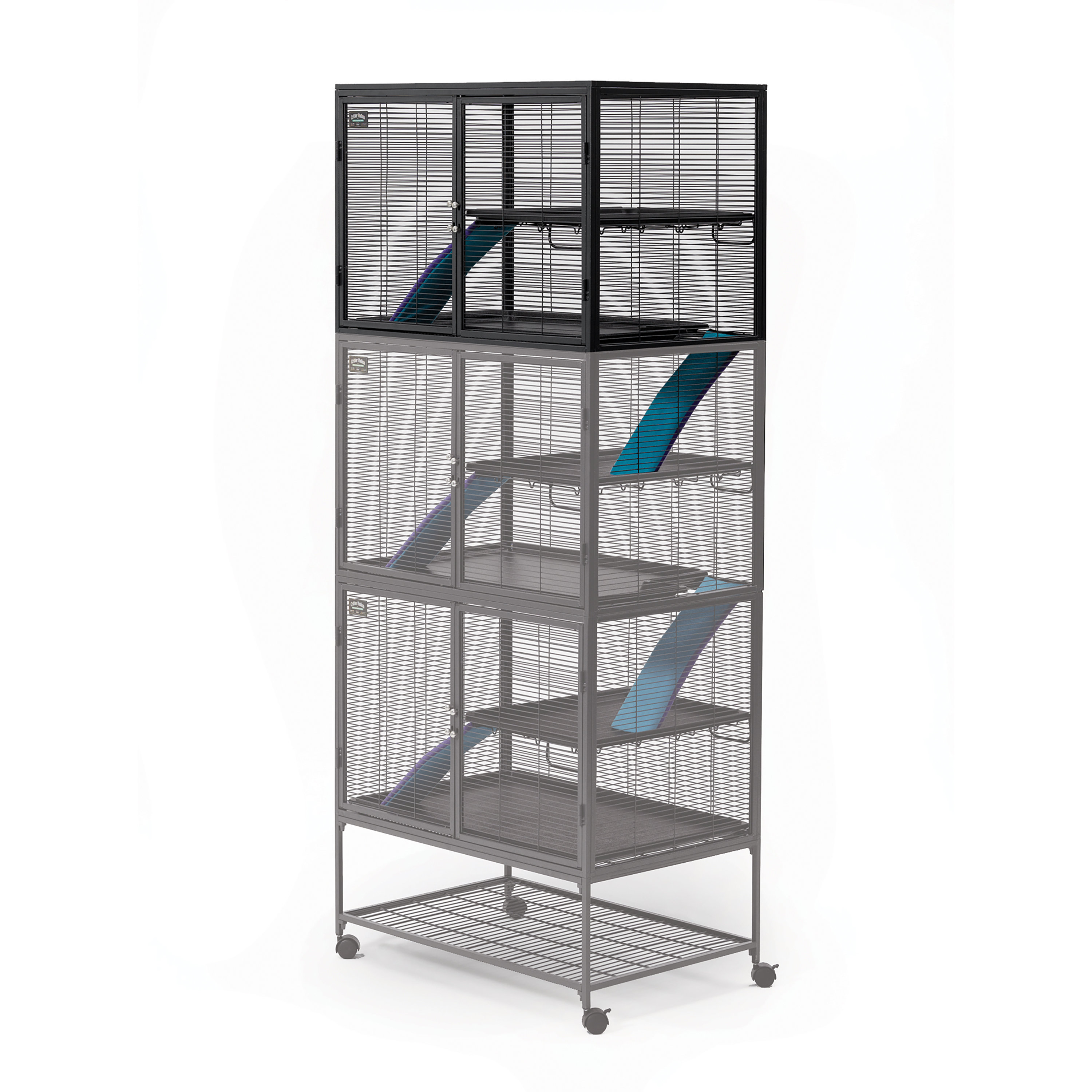 MidWest Homes for Pets Deluxe Critter Nation Add-On Unit Small Animal ...