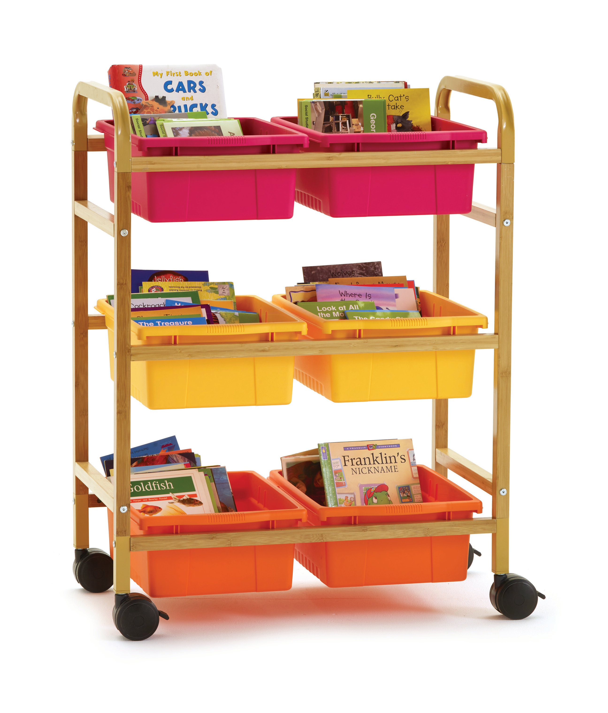 Copernicus Double Sided Teaching Cart with Bins | Wayfair