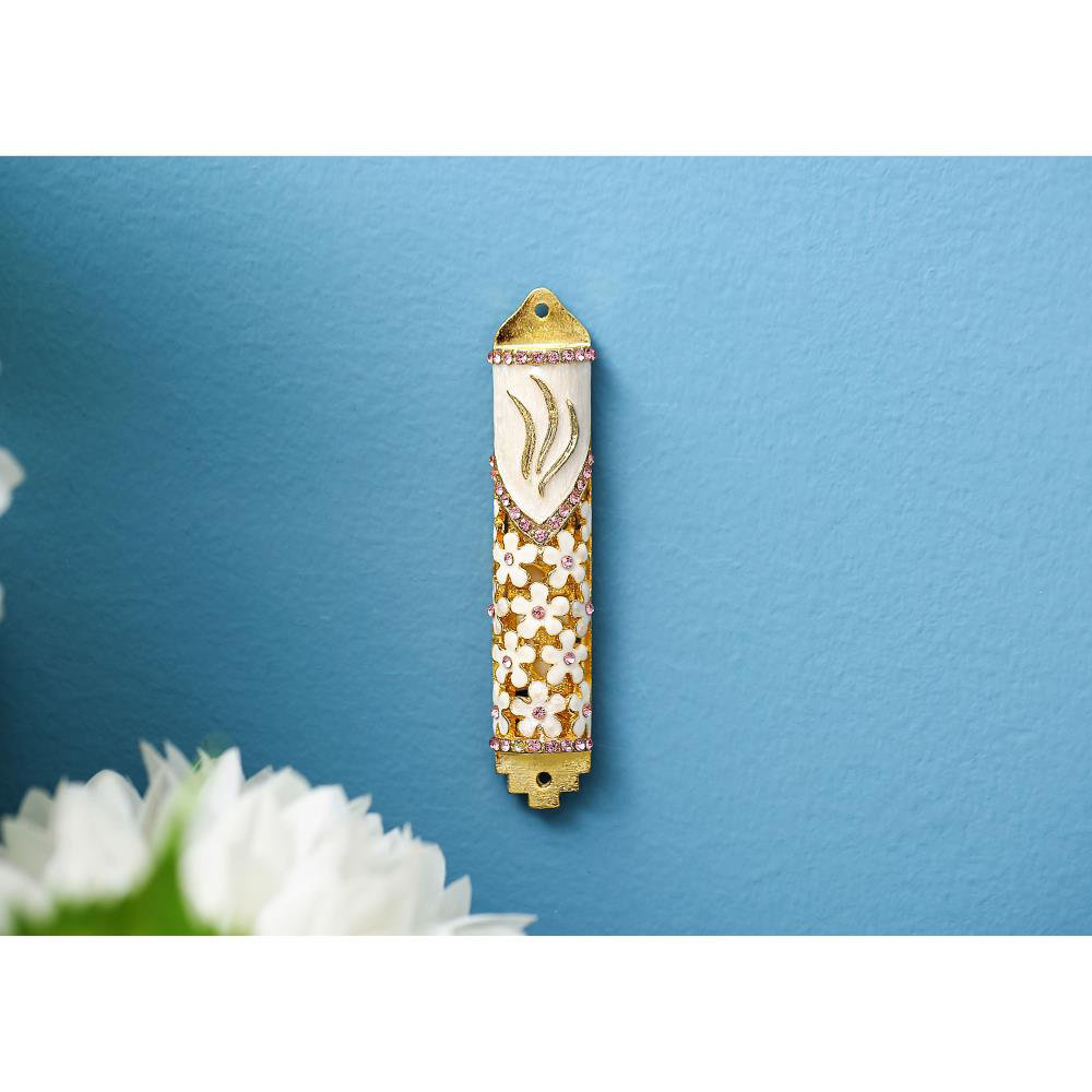 Matashi Crystal 24K Gold and Purple Crystals Hand Painted Embellished ...