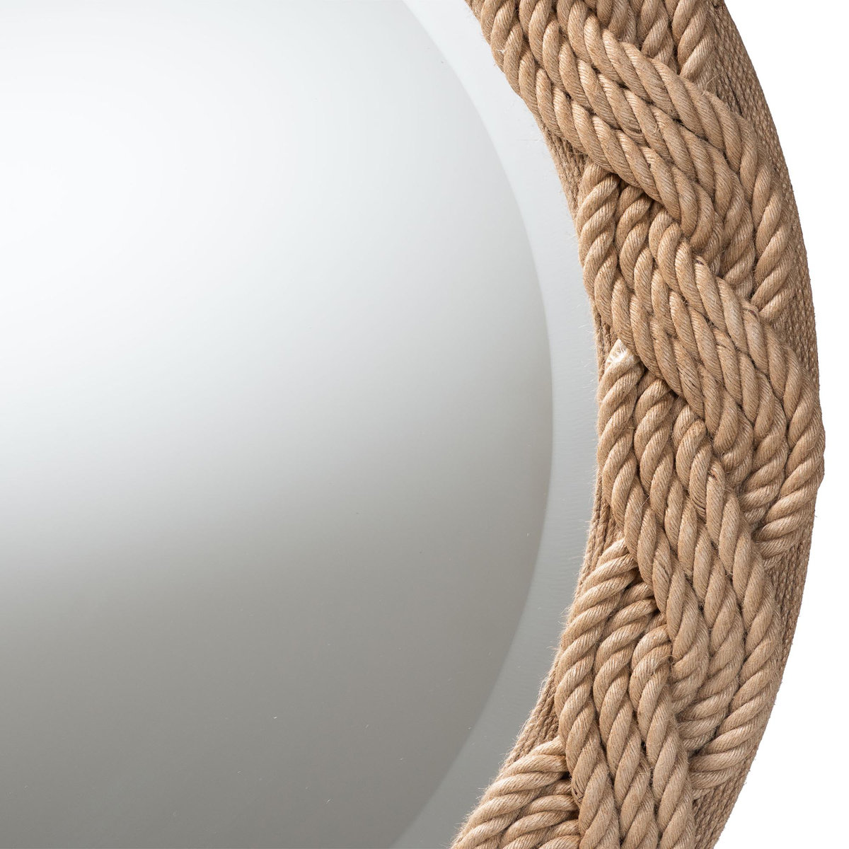 Breakwater Bay Bali & Pari Romana Braided Rope Mirror – Coastal Mirror ...