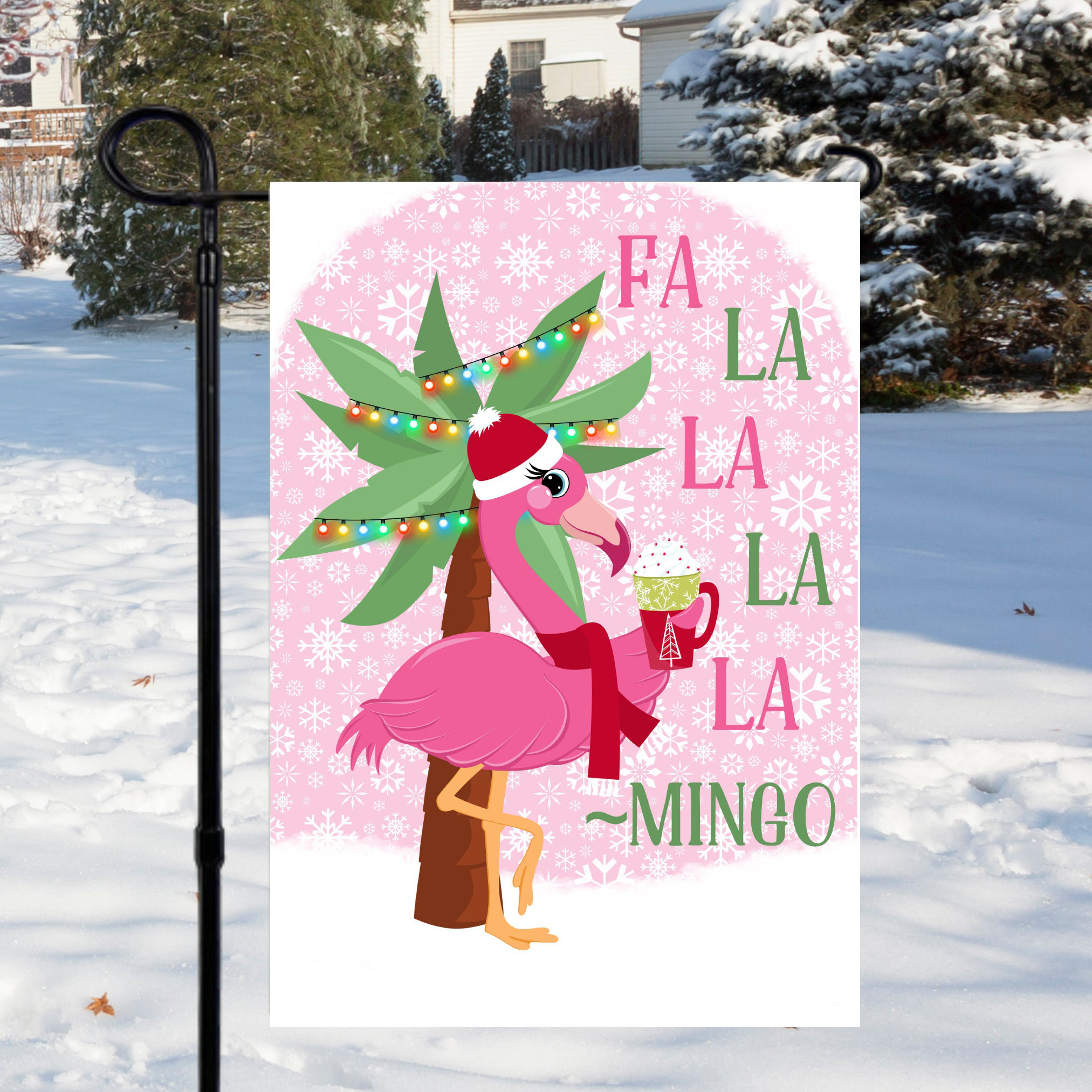 The Holiday Aisle® Jerrylee Fa La La Mingo Christmas Double Sided ...