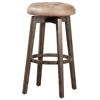 Loon Peak® West Sacramento 26" Swivel Bar Stool & Reviews | Wayfair