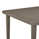 Grenada Outdoor Aluminum Gray Rectangle Dining Table | Birch Lane