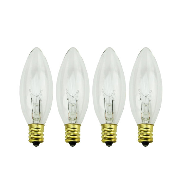 Northlight Candelabra C7 Torpedo Candle Lamp Replacement Light Bulb - 7 ...