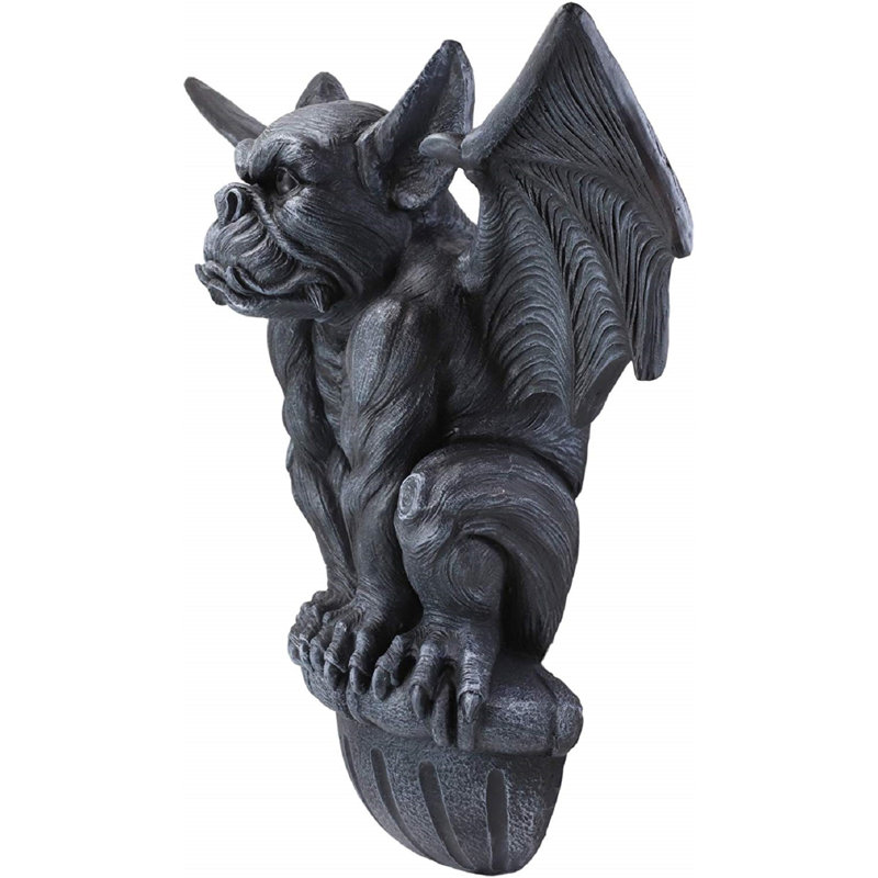 Winston Porter Gargoyle Crouching on Ledge Wall Décor | Wayfair