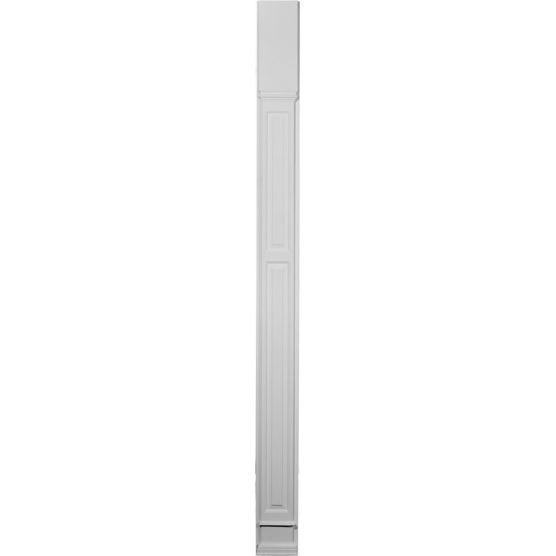 Ekena Millwork 7"W x 87"H x 2 3/8"P Endurathane Double Raised Pilaster ...