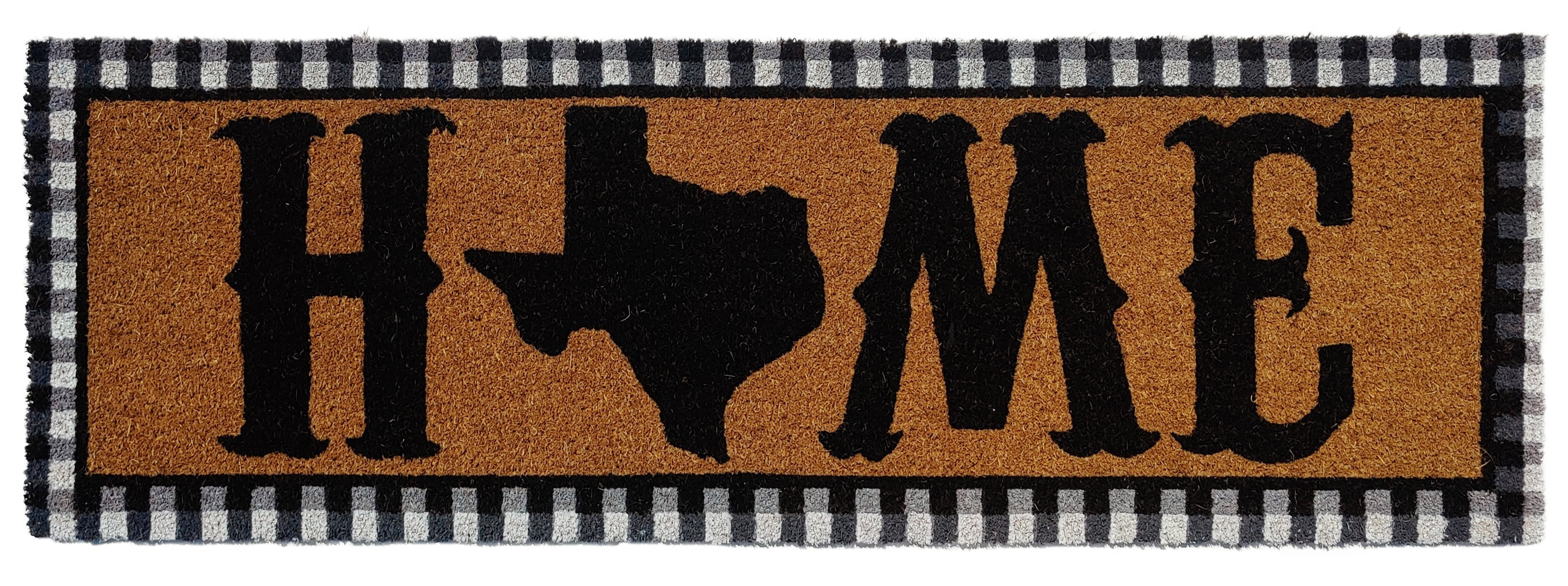 Gracie Oaks Loundin Double Wide Texas Home Coir 48" x 16" Outdoor Non ...