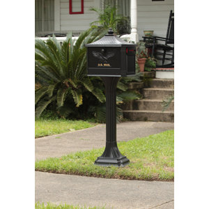 Architectural Mailboxes Pedestal Locking Mailbox and Post Kit & Reviews ...
