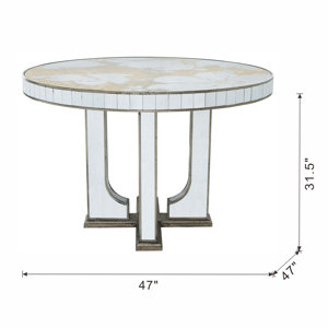 House of Hampton® Round Dining Table | Wayfair