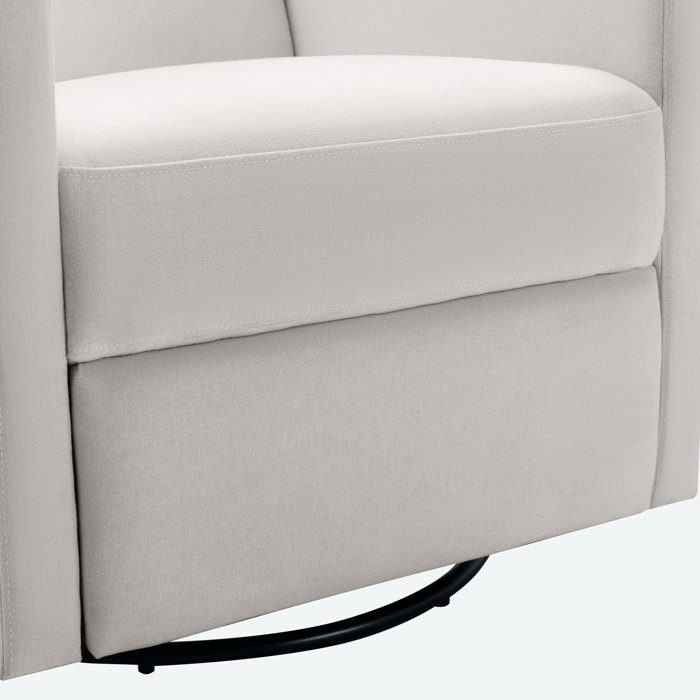 Latitude Run® Odetta Modern Upholstered Rocker Nursery Chair Plush ...