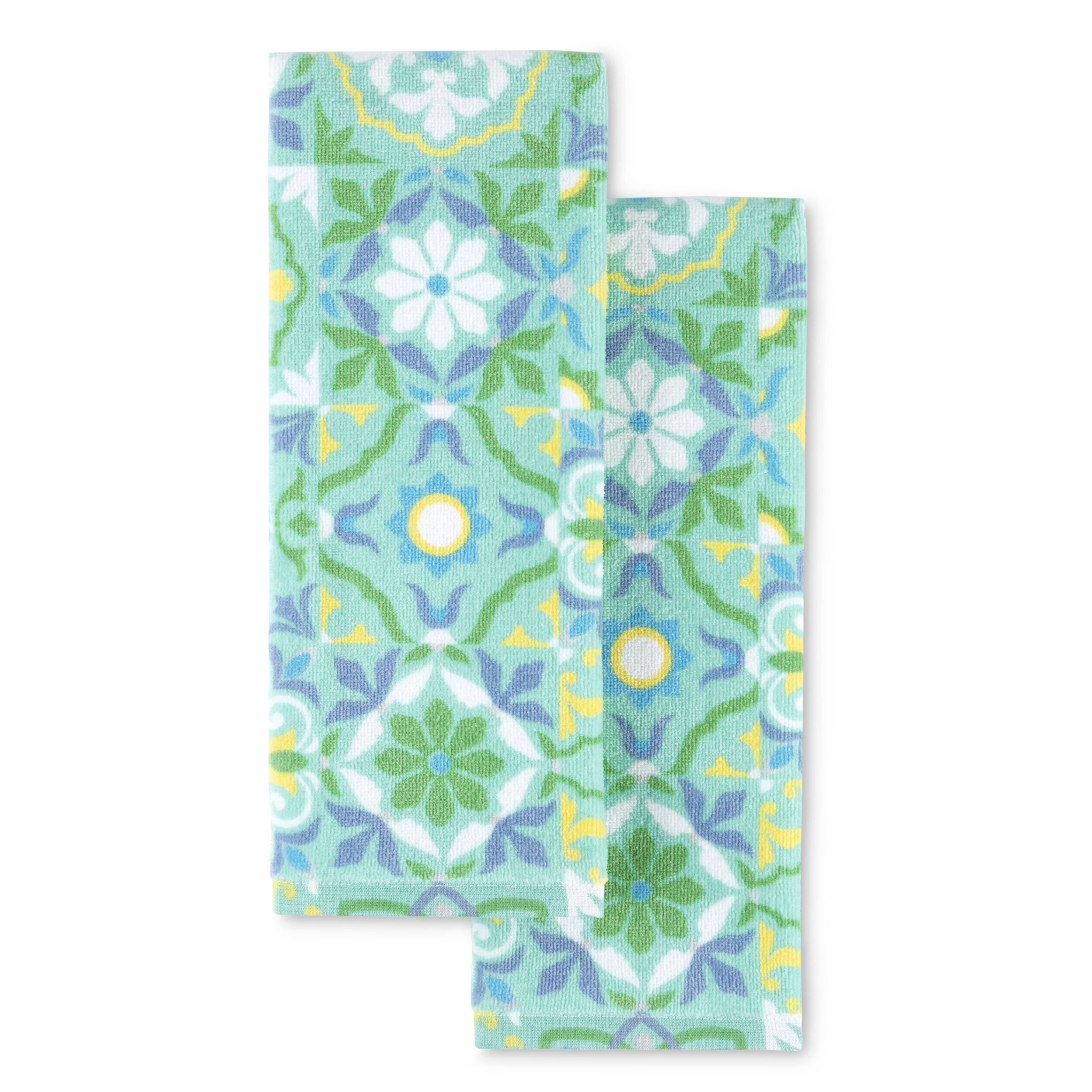 Fiesta Worn Tiles Kitchen Towels 2-Pack Set & Reviews | Wayfair
